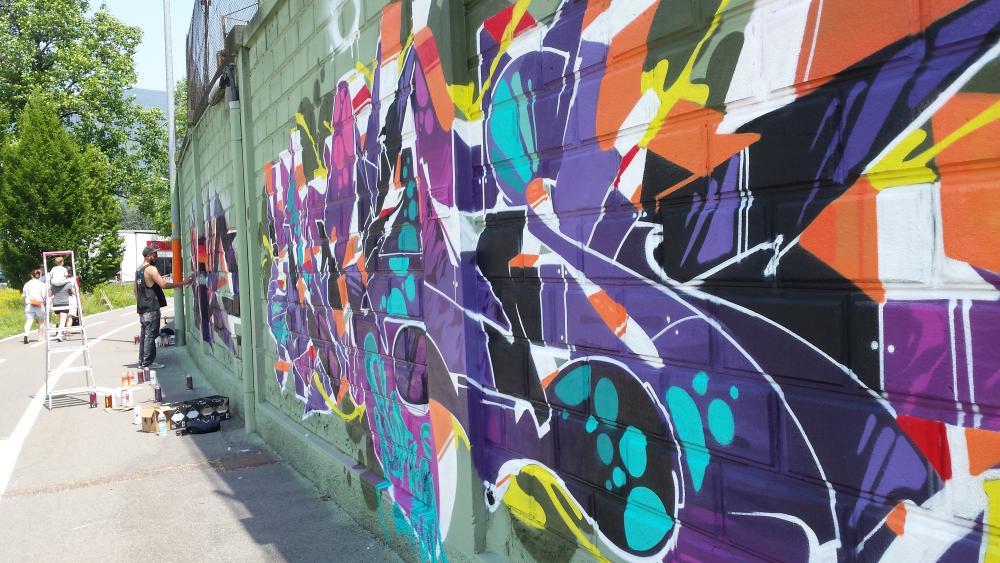 Spray-Künstler bei der Arbeit - Chronik | stol.it