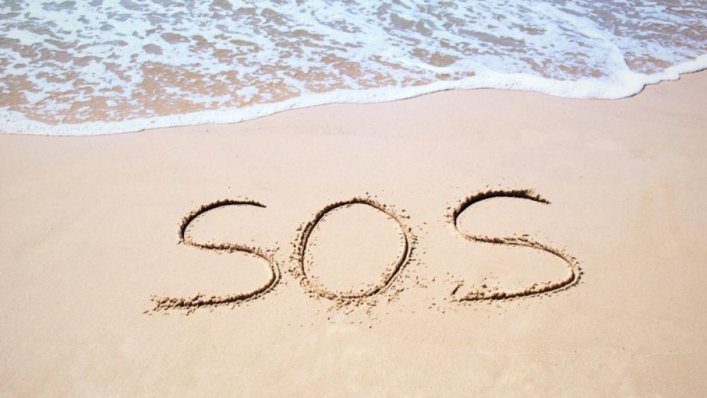 SOS-Nachricht im Sand rettete zwei gestrandete Seeleute