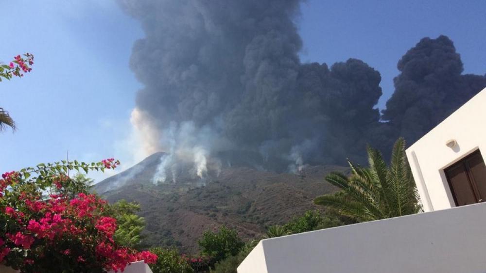 Vulkanausbruch auf Stromboli: Meraner hautnah dabei