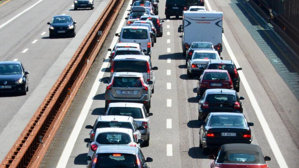 Dynamische Fahrspur geöffnet