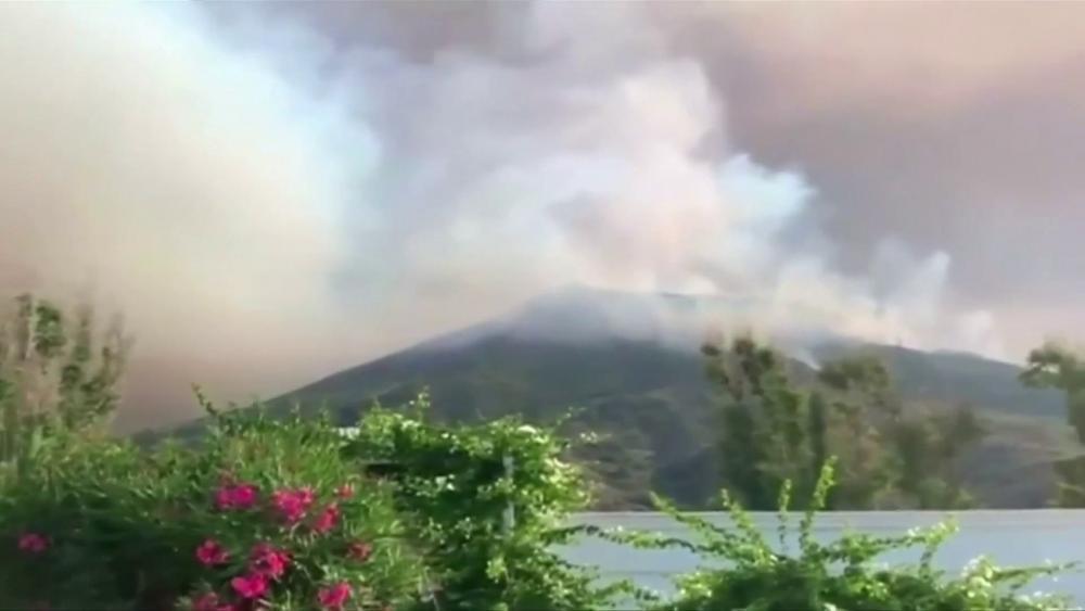 Vulkanausbruch auf Stromboli