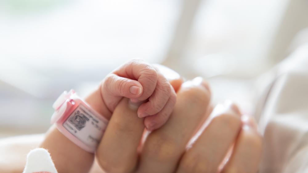 Das erste Baby im Neuen Jahr heißt Pia