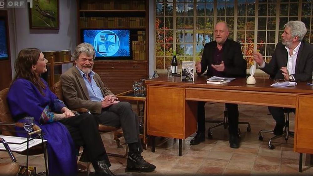 Schlagabtausch: Reinhold und Diane Messner bei „Willkommen Österreich ...