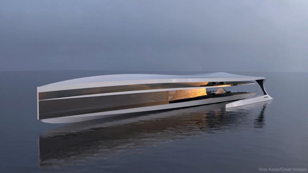 Wie ein Vogel auf dem Wasser: Designer stellt Luxus-Jacht vor - Videos ...
