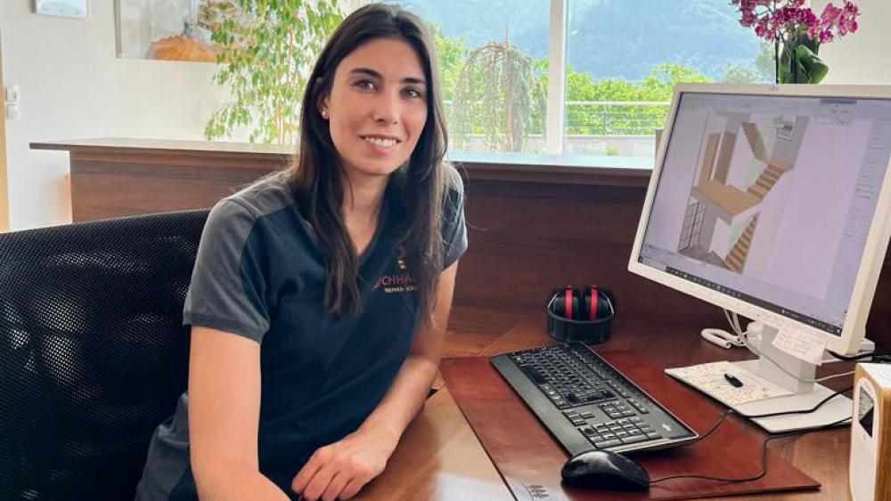 Sie ist Tischlerin – und Feuer und Flamme fürs Handwerk