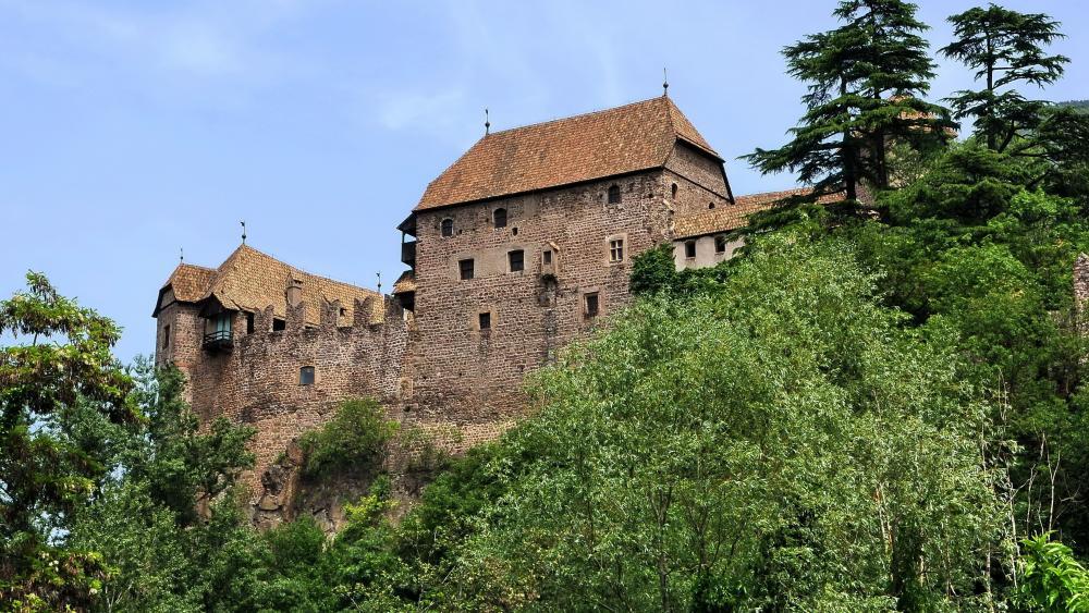 Schloss Runkelstein und Oswaldpromenade bei Bozen