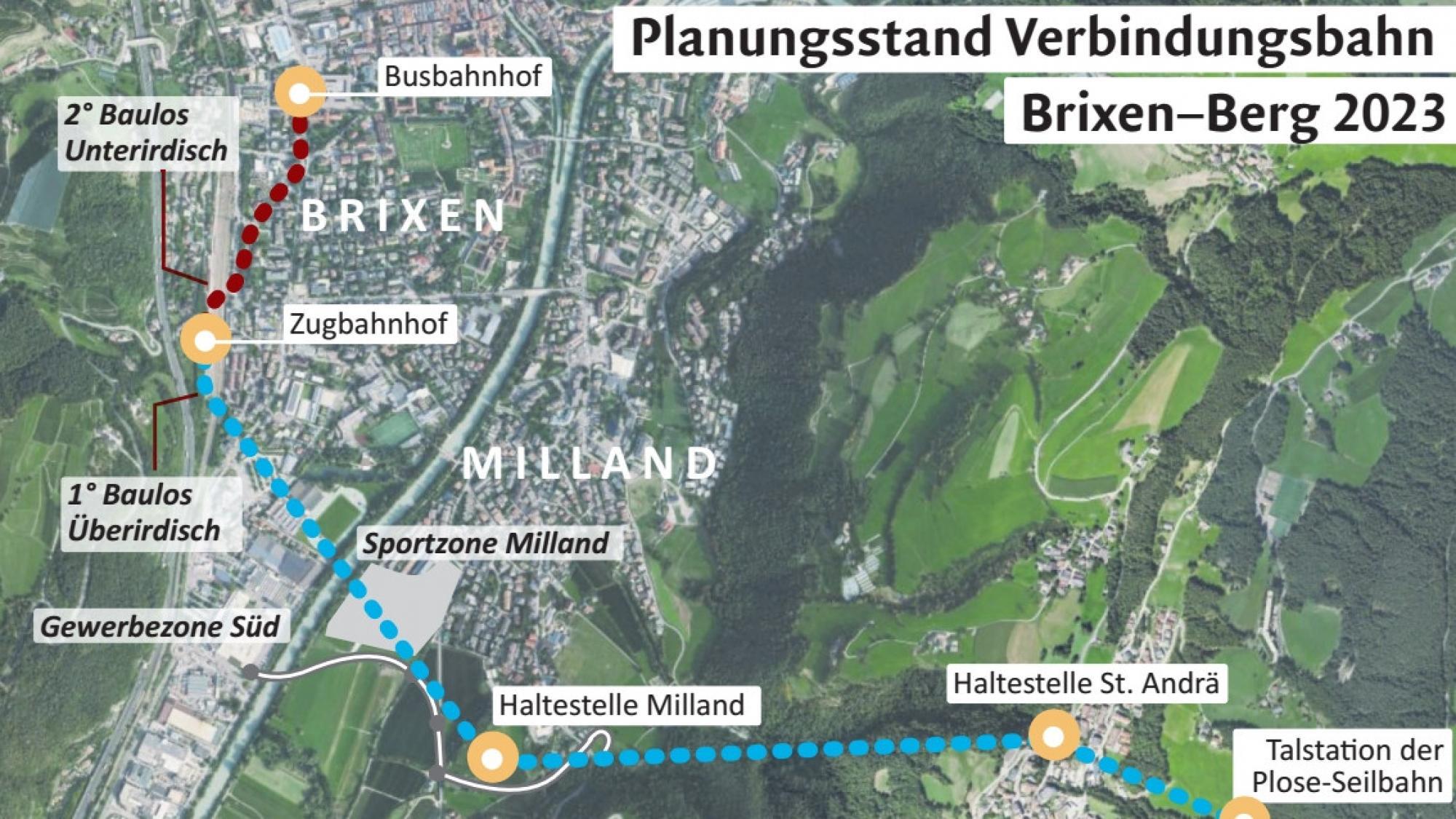 Trasse ohne Überflug von Häusern - Chronik | stol.it