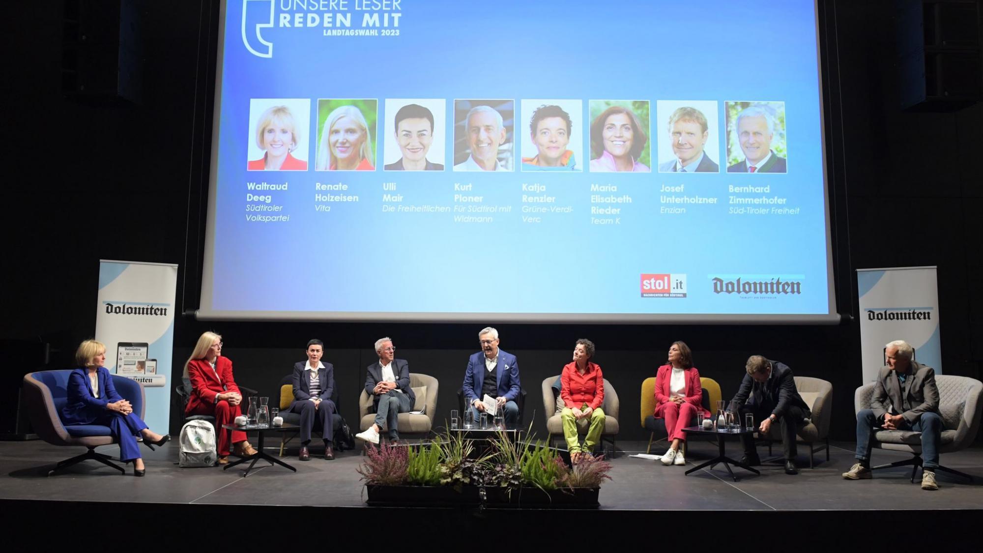 LIVE aus Bruneck| Unsere Leser reden mit – Die Landtagskandidaten ...