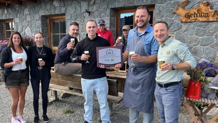Platz 3 für die Getrum-Alm im Sarntal